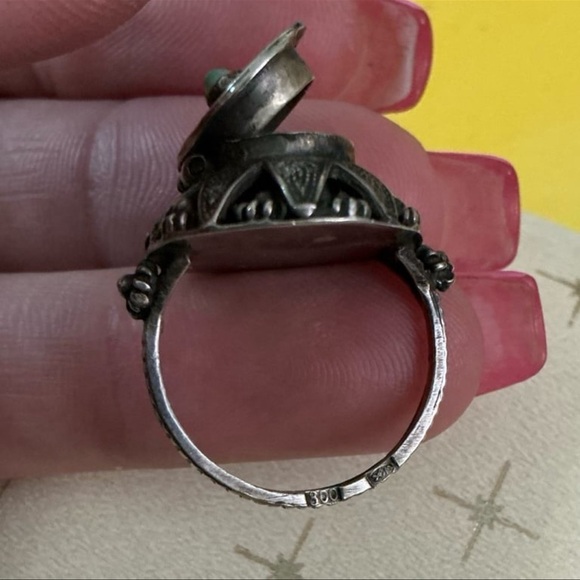 Antique | Jewelry | Antique 80 Silver Poison Pill Ring | Poshmark